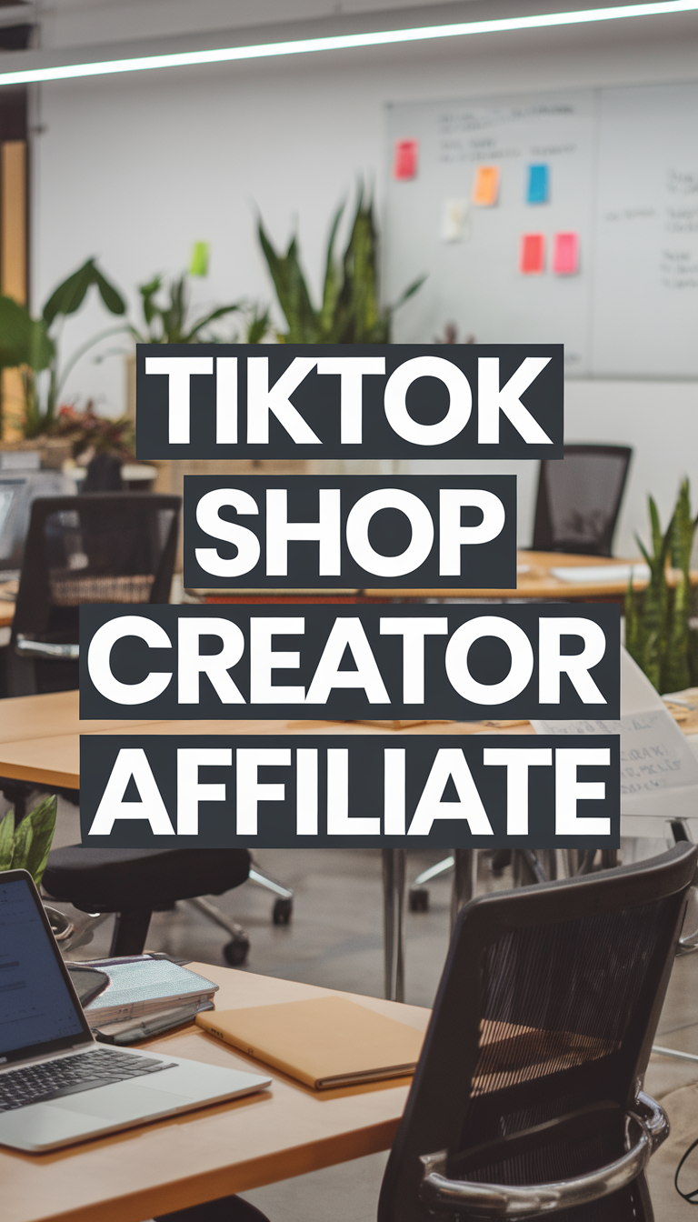 Tiktok Shop Creator Affiliate | Info Interact