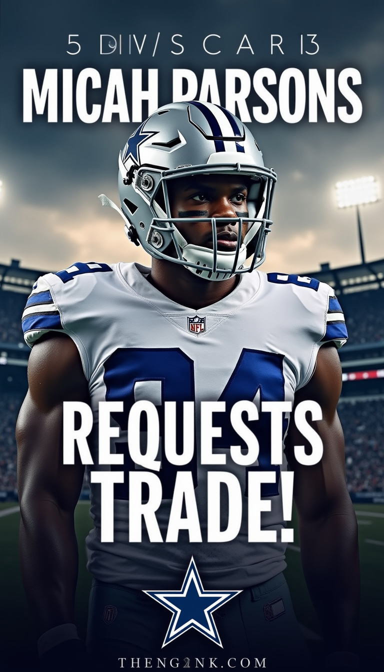 Dallas Cowboys Star Micah Parsons Officially Requests Trade Amid ...