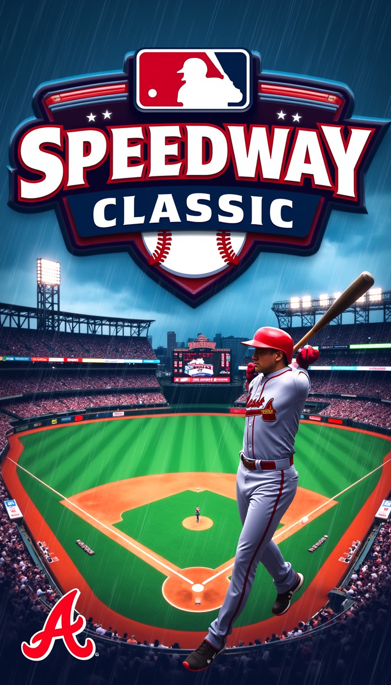 Braves Triumph Over Reds In Rain-Delayed MLB Speedway Classic At ...