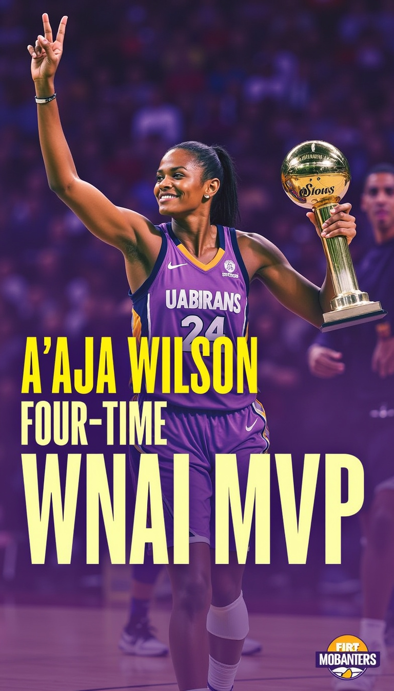 A'ja Wilson Makes History As First Four-Time WNBA MVP, Surpassing ...