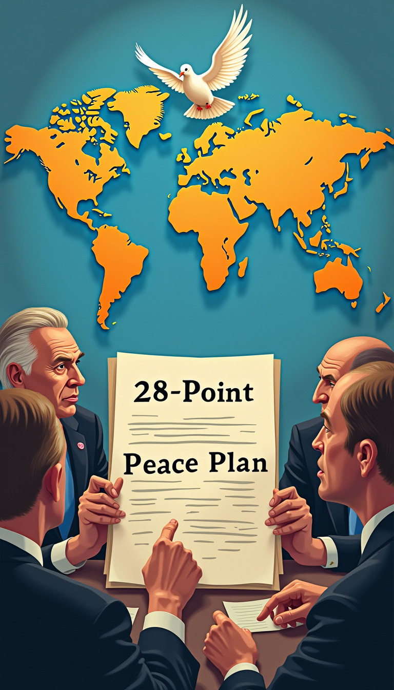 Trump's 28-Point Ukraine Peace Plan Sparks Global Controversy | Info ...